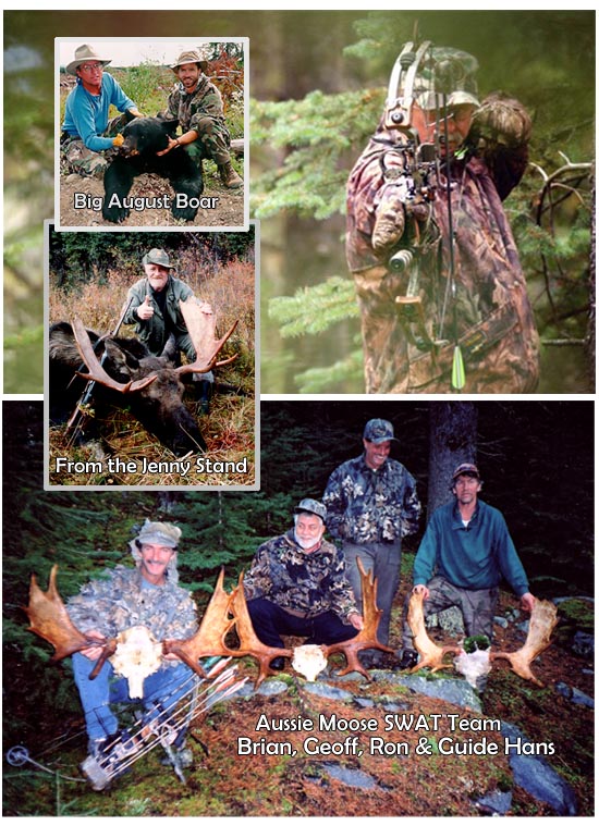 Bow and Rifle Hunting for Canada Moose and Black Bear in British ...